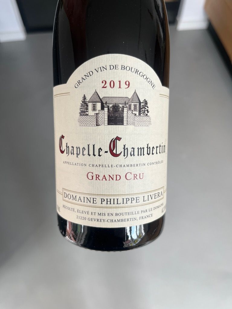 2023 Philippe Livera Chapelle-Chambertin, France, Burgundy, Côte de ...