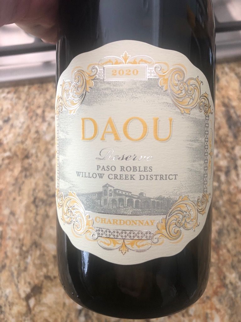2020 Daou Vineyards Chardonnay Reserve, USA, California, Central Coast ...