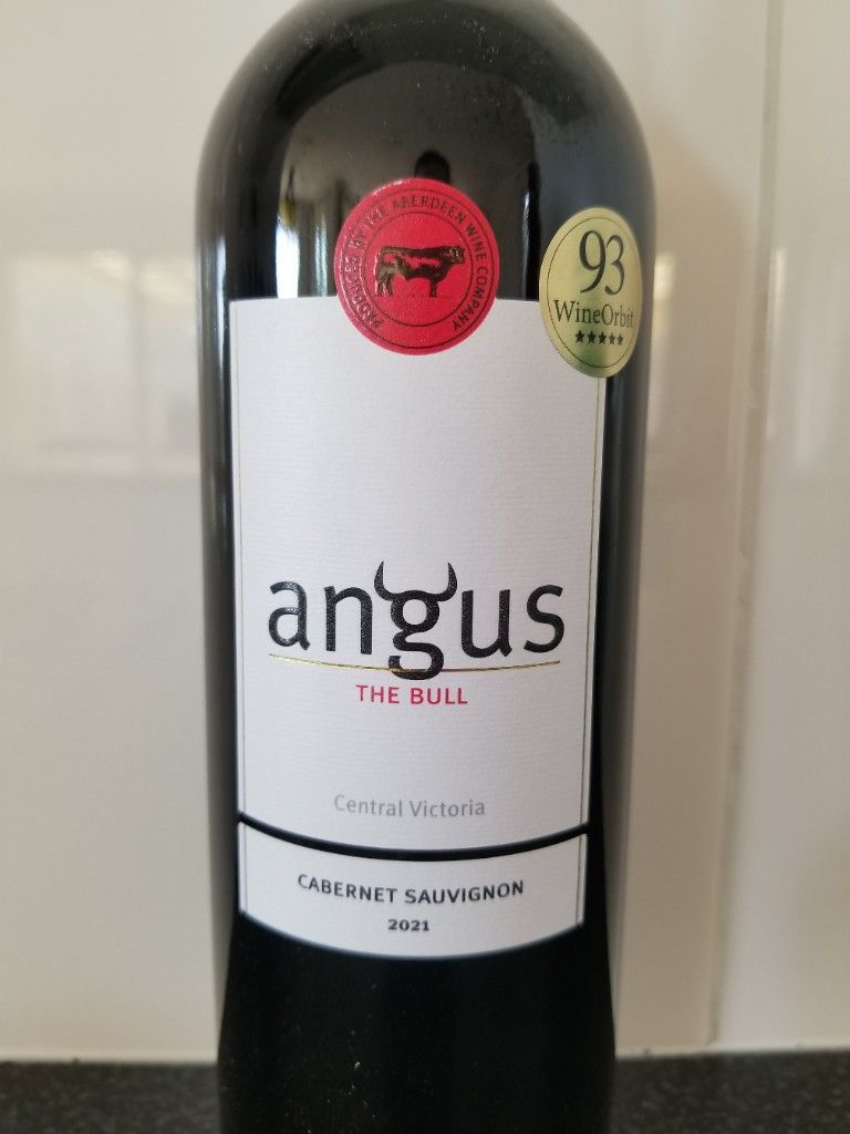 2021 Angus the Bull Cabernet Sauvignon, Australia, Victoria, Central ...