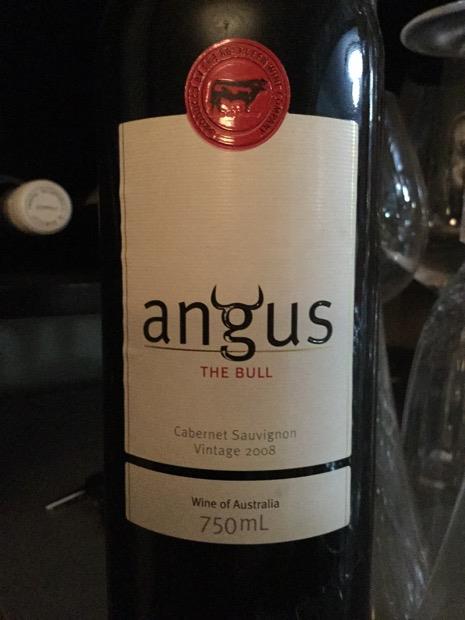 2008 Angus the Bull Cabernet Sauvignon, Australia, Victoria, Central ...