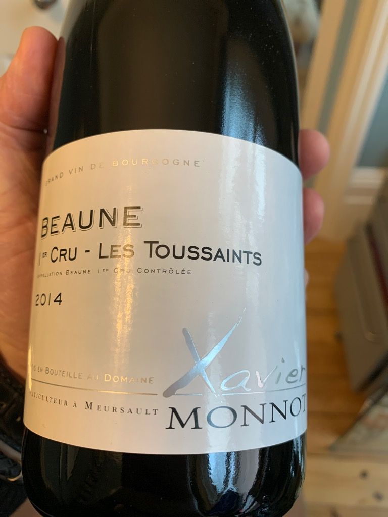 2014 Xavier Monnot Beaune 1er Cru Les Toussaints Blanc, France ...
