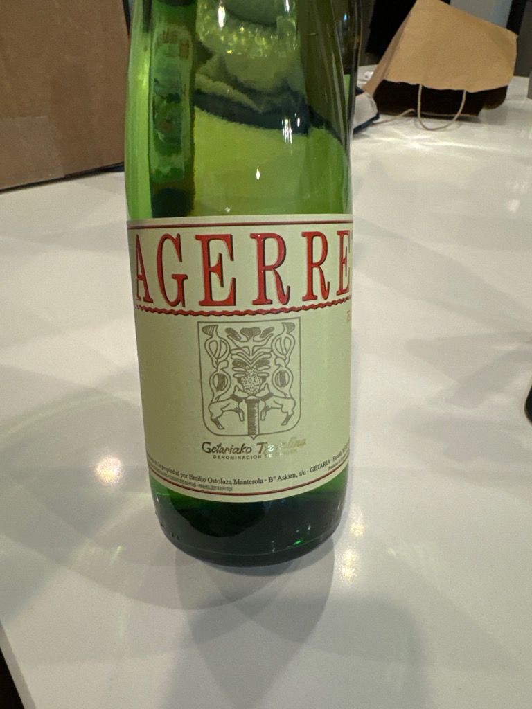 2024 Agerre Getariako Txakolina, Spain, País Vasco, Getariako Txakolina ...