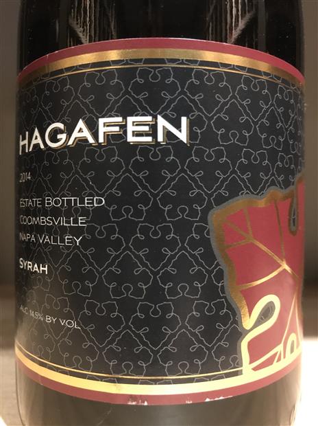 2016 Hagafen Syrah, USA, California, Napa Valley, Coombsville ...