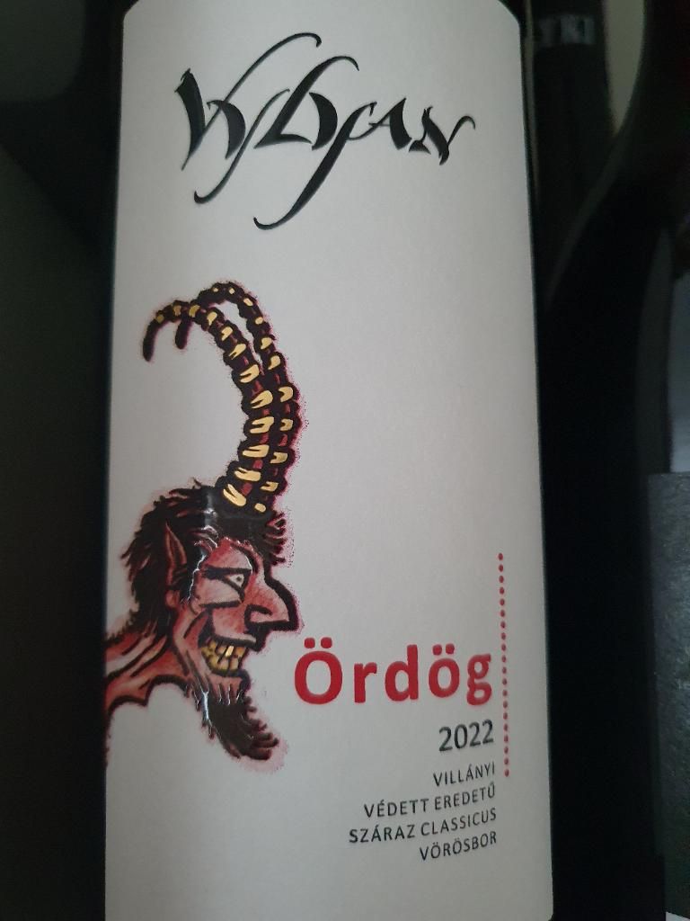 2022 Vylyan Ordog, Hungary, Dél-Pannónia, Villányi - CellarTracker