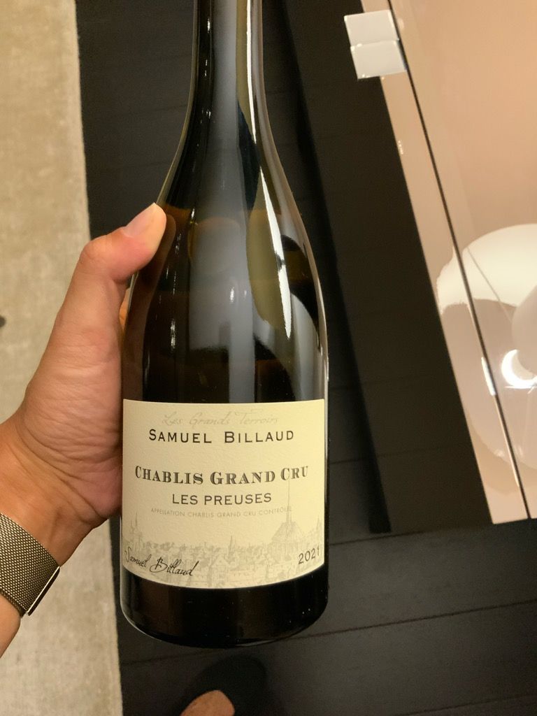 2021 Samuel Billaud Chablis Grand Cru Les Preuses, France, Burgundy ...