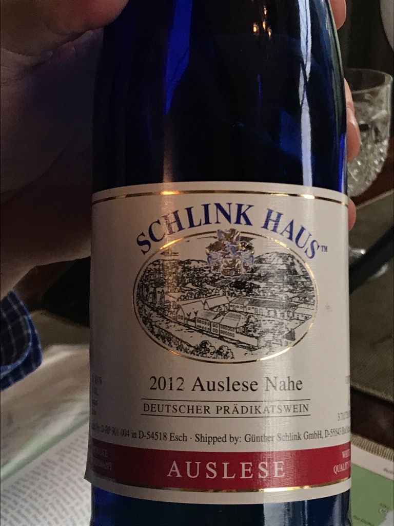 2011 Schlink Haus Riesling Auslese, Germany, Nahe - CellarTracker