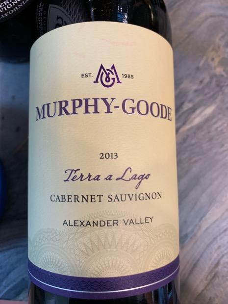 2013 Murphy-Goode Cabernet Sauvignon Terra a Lago, USA, California ...