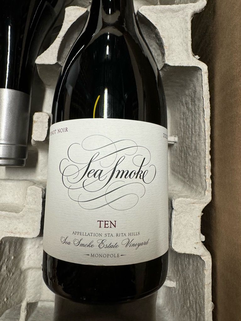 2022 Sea Smoke Pinot Noir Ten, USA, California, Central Coast, Sta ...
