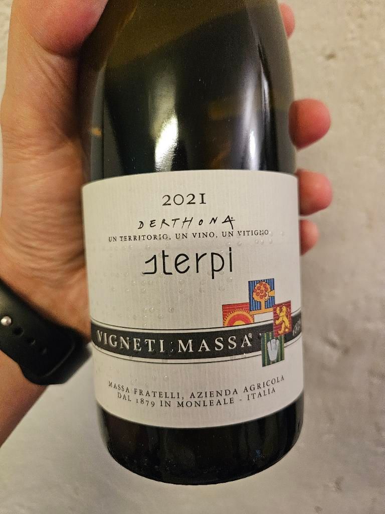 2021 Vigneti Massa Derthona Sterpi, Italy, Piedmont, Colli Tortonesi ...