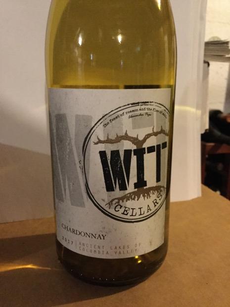 2017 Wit Cellars Chardonnay, USA, Washington, Columbia Valley, Ancient ...