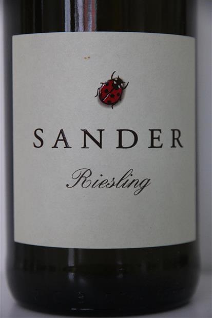 2016 Sander Riesling trocken, Germany, Rheinhessen - CellarTracker