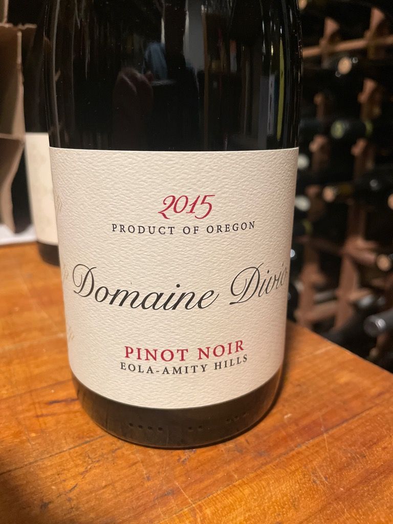 2015 Domaine Divio Pinot Noir Eola - Amity Hills, USA, Oregon ...