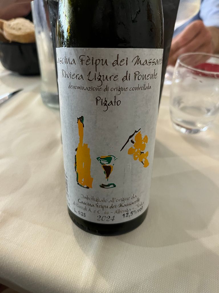 2024 Cascina Feipu dei Massaretti Pigato Riviera Ligure di Ponente ...