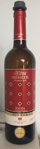 2013 Torres Rioja Altos Ibéricos Crianza, Spain, La Rioja, Rioja ...
