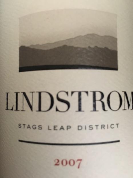 2007 Lindstrom Wines Cabernet Sauvignon, USA, California, Napa Valley ...