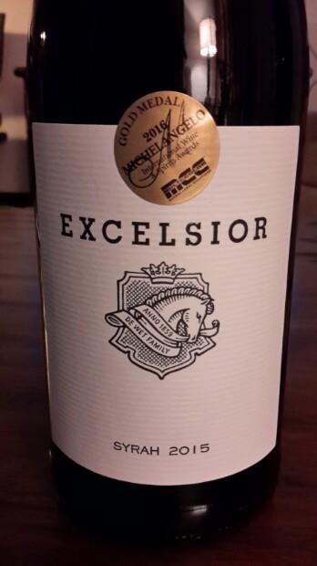 2015 Excelsior Syrah, South Africa, Breede River Valley, Robertson ...