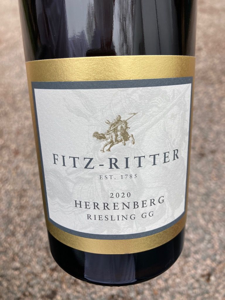 2021 Fitz-Ritter Ungsteiner Herrenberg Riesling Großes Gewächs, Germany ...