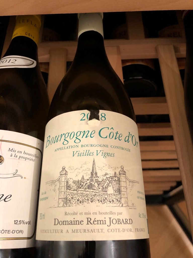 2018 Domaine Rémi Jobard Bourgogne Blanc Vieilles Vignes, France ...