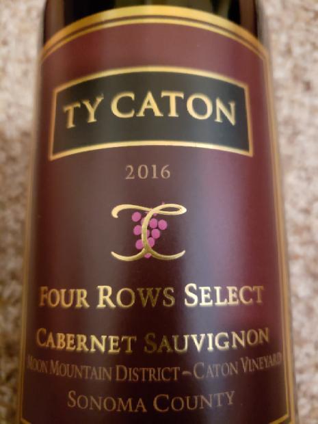 2012 Ty Caton Cabernet Sauvignon Estate Four Rows Select Caton Vineyard ...