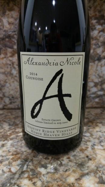 2014 Alexandria Nicole Counoise Destiny Ridge Vineyards, USA ...