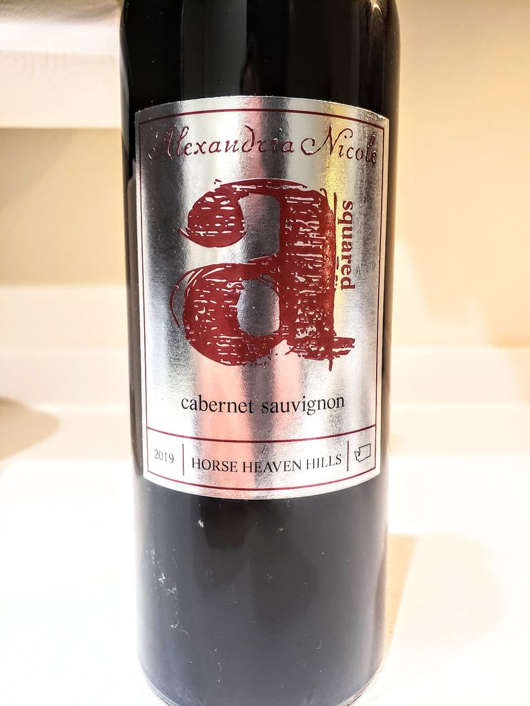 2019 Alexandria Nicole Cabernet Sauvignon a squared, USA, Washington ...