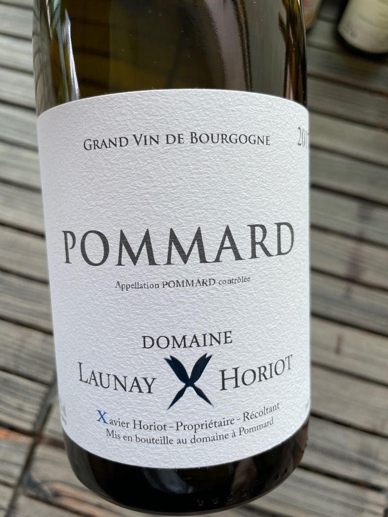 2017 Domaine Launay-Horiot Pommard 1er Cru Clos Blanc, France, Burgundy ...