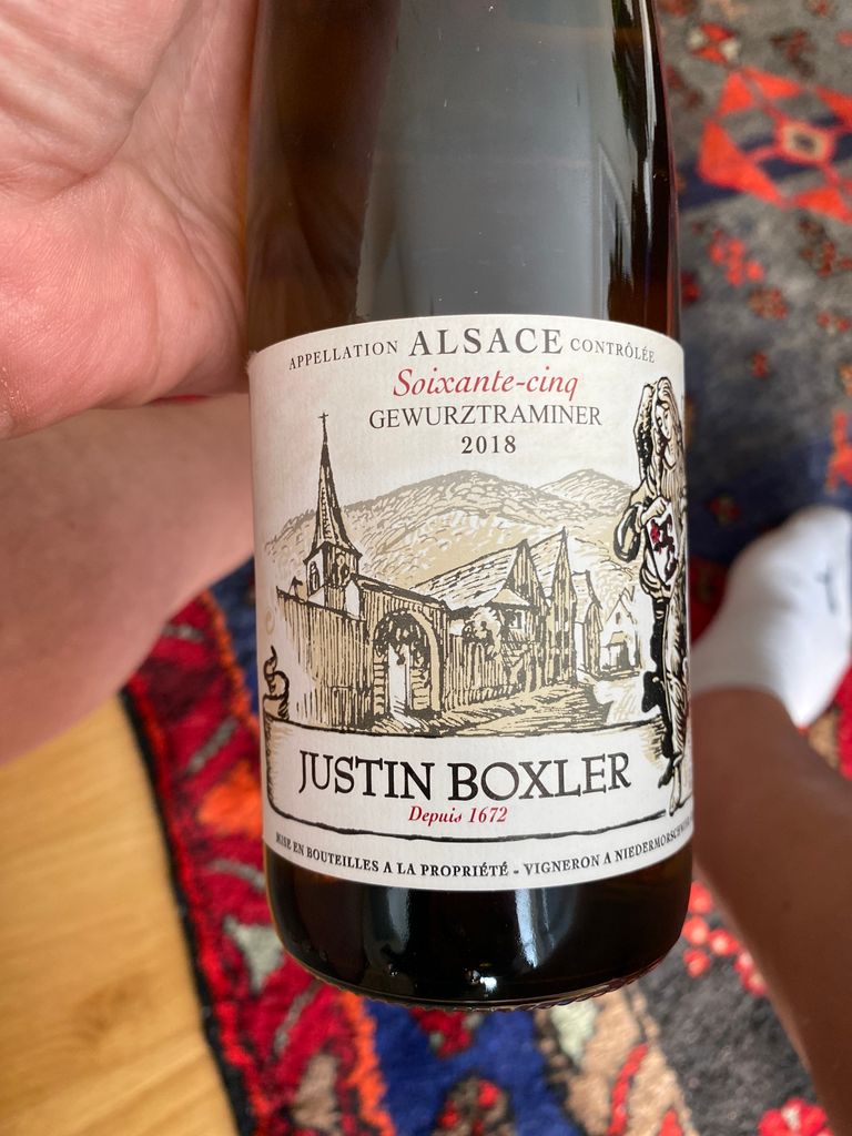 2020 Justin Boxler Gewurztraminer Soixante-cinq, France, Alsace ...