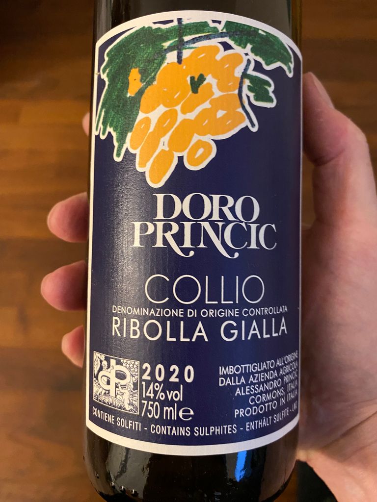 2022 Doro Princic Collio Ribolla Gialla, Italy, Friuli-Venezia Giulia ...