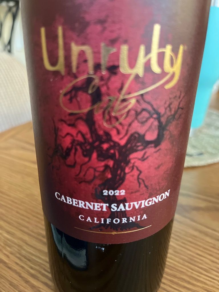 2022 Unruly Wine Cellars Cabernet Sauvignon, USA, California ...