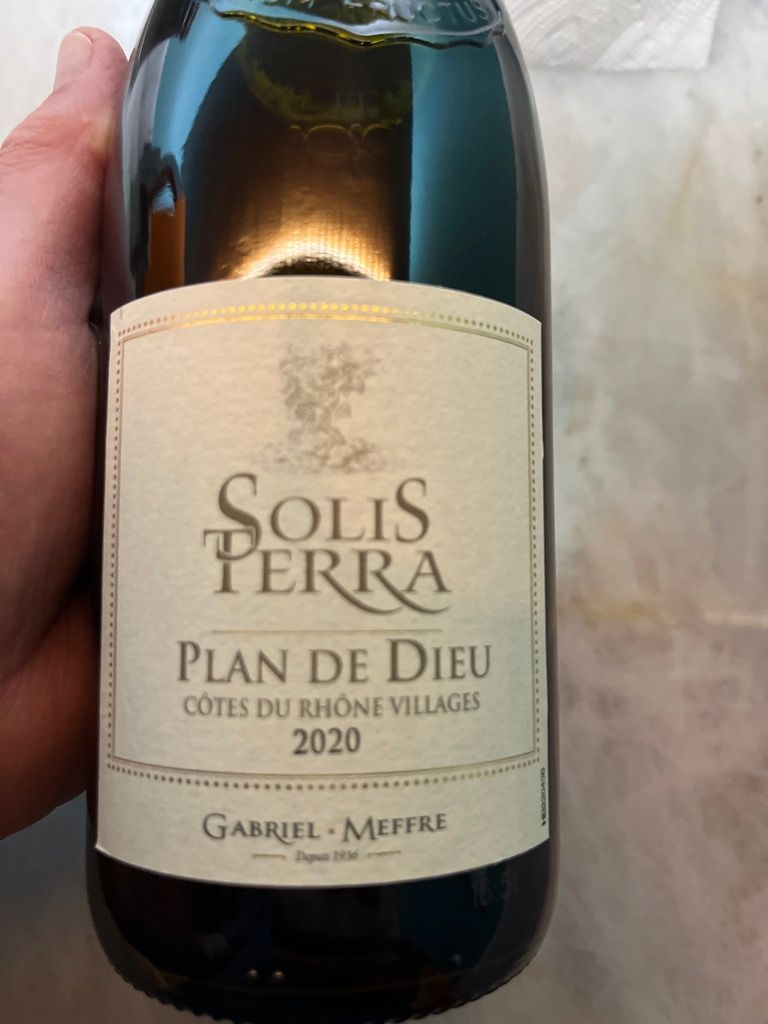 2020 Gabriel Meffre Côtes du Rhône Villages Plan de Dieu Marque Déposée ...