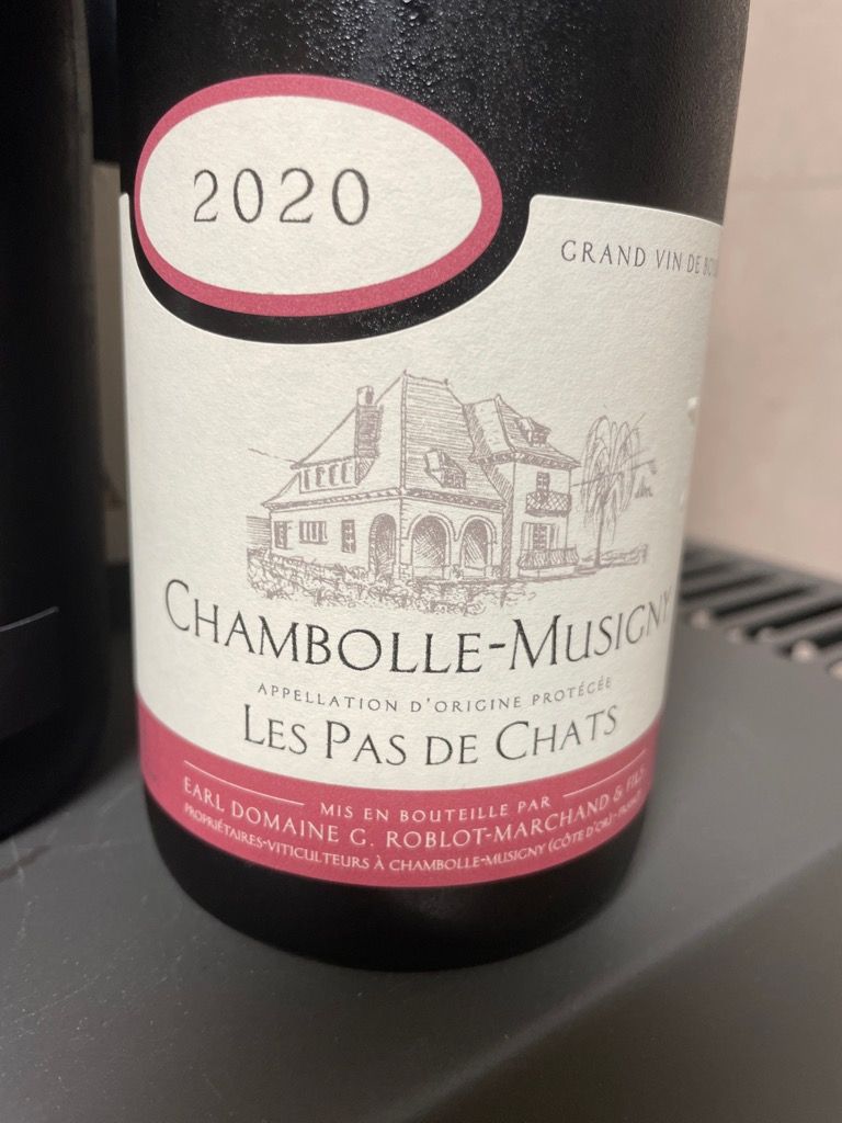 2023 Domaine G. Roblot-Marchand Chambolle-Musigny Le Pas de Chats ...
