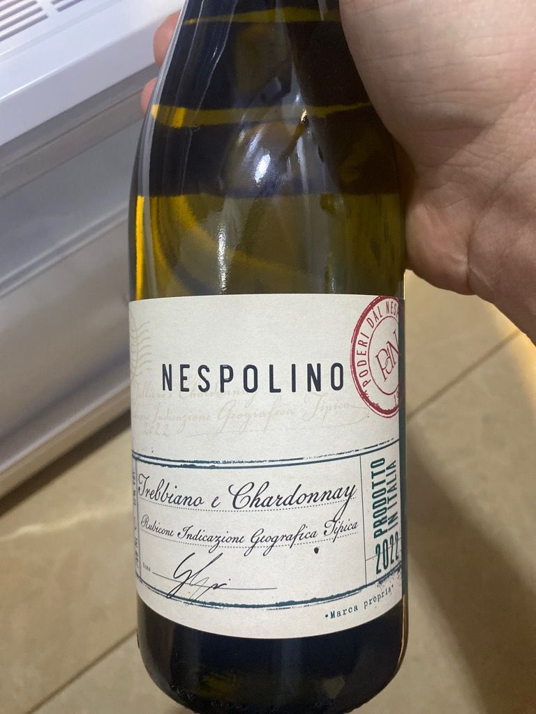 2015 Poderi' dal Nespoli Trebbiano Chardonnay Nespolino, Italy, Emilia ...