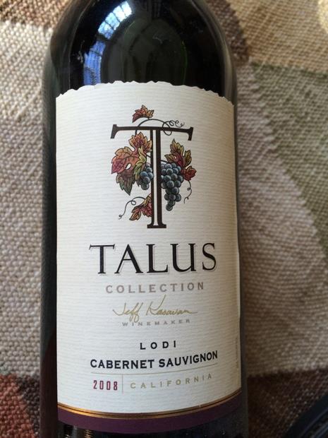 2008 Talus Cabernet Sauvignon, USA, California, Central Valley, Lodi ...