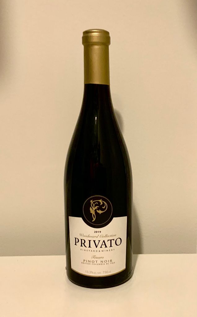 2020 Privato Pinot Noir Woodward Collection, Tesoro, Canada, British ...