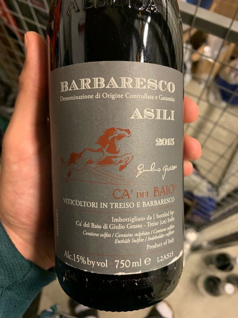 2015 Ca' del Baio Barbaresco Asili, Italy, Piedmont, Langhe, Barbaresco - CellarTracker