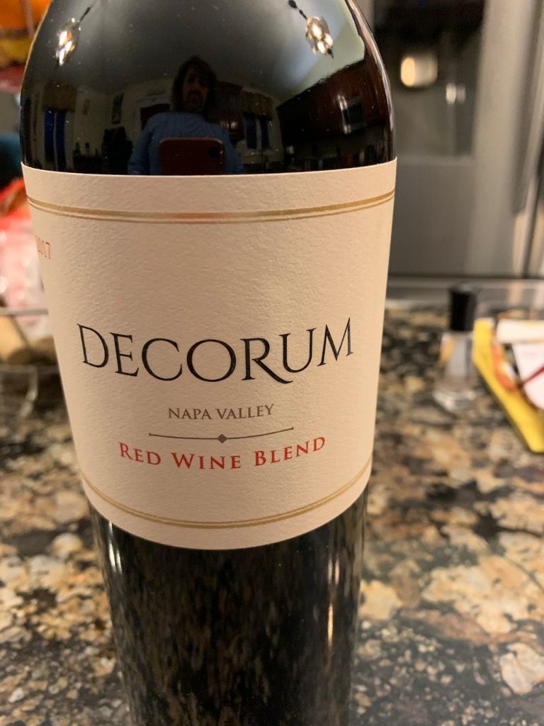 2017 Decorum Cellars Cabernet Sauvignon, USA, California, Napa Valley ...