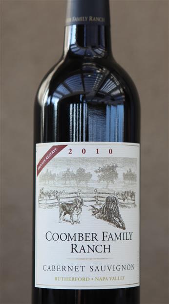 2009 Coomber Family Ranch Cabernet Sauvignon Private Reserve, USA ...
