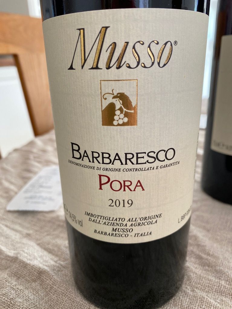 2019 Musso Barbaresco Pora, Italy, Piedmont, Langhe, Barbaresco ...