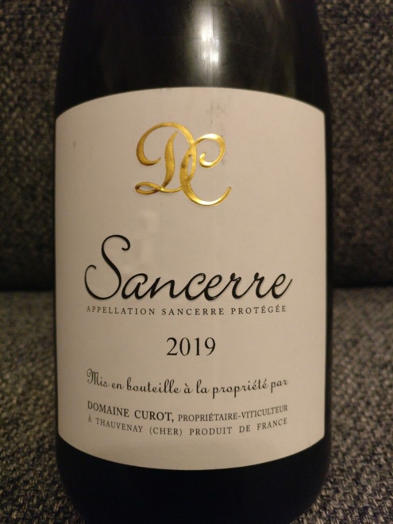 2019 Domaine Curot Sancerre, France, Loire Valley, Upper Loire ...