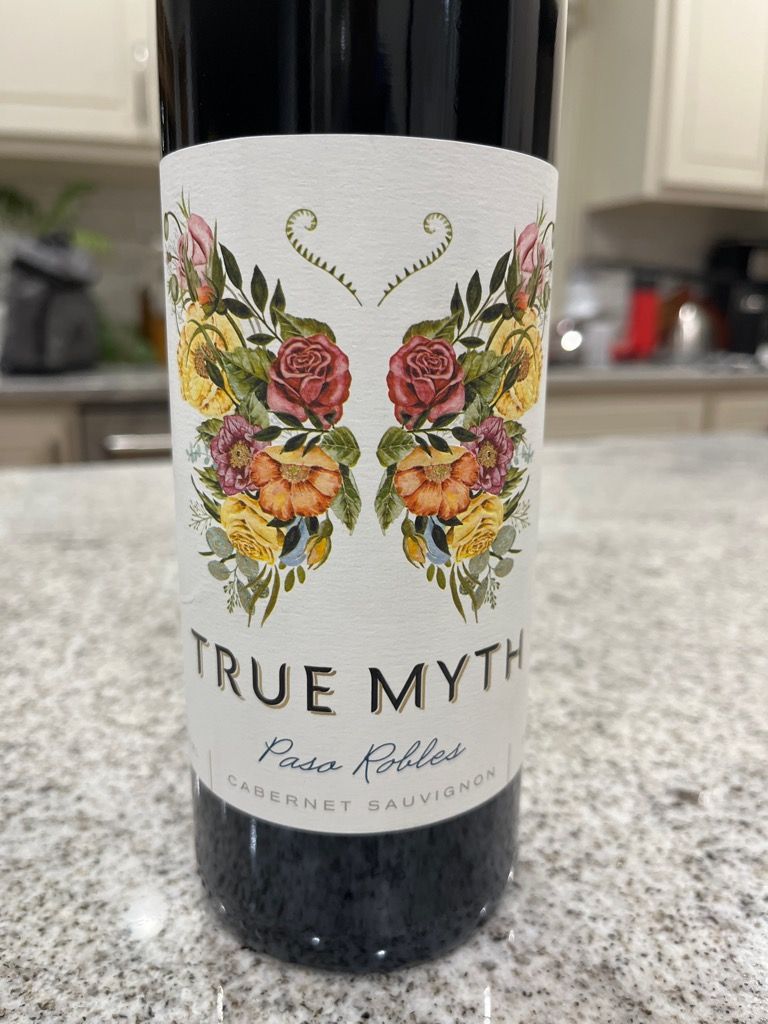 2021 True Myth Cabernet Sauvignon, USA, California, Central Coast, Paso ...