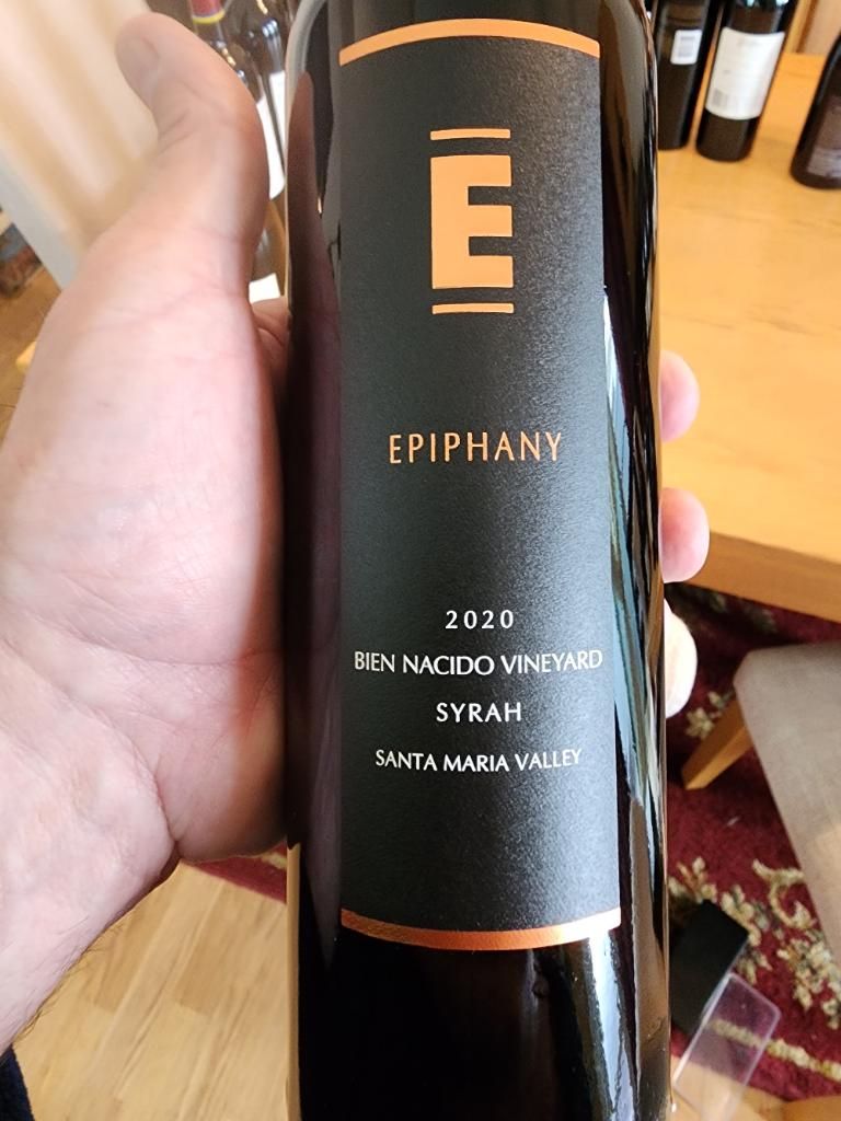 2020 Epiphany Syrah Bien Nacido Vineyard, USA, California, Central ...