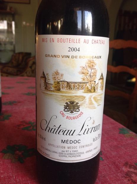 2004 Château Livran, France, Bordeaux, Médoc - CellarTracker