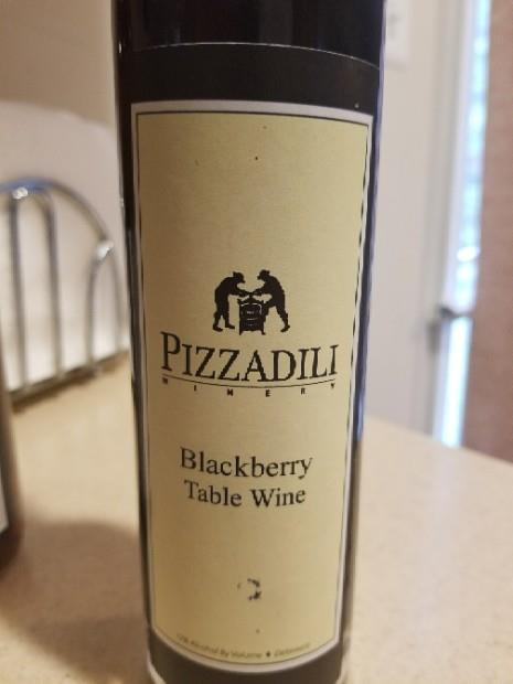 NV Pizzadili Blackberry Table Wine Pizzadili Winery, USA, Delaware ...