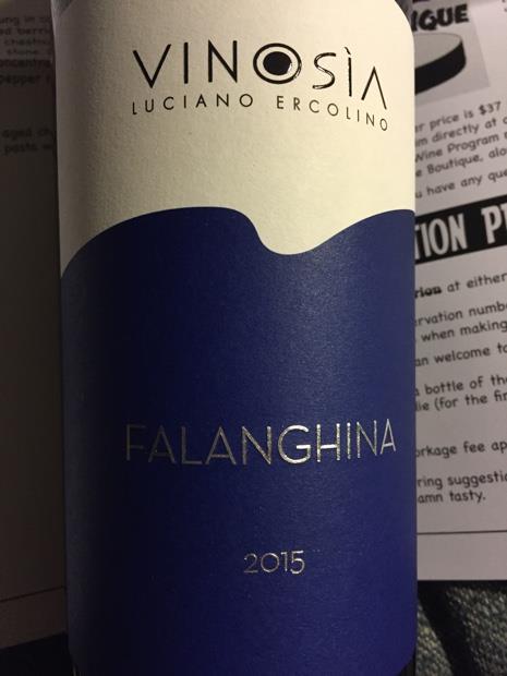 2012 Vinosia Falanghina Beneventano, Italy, Campania, Beneventano ...