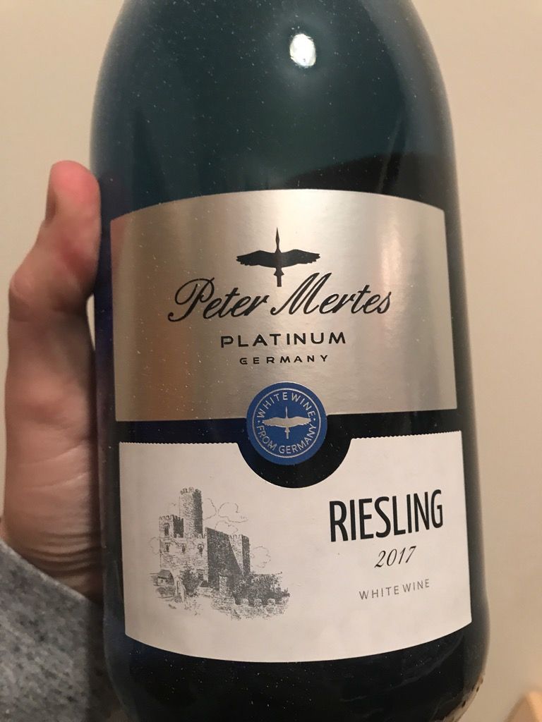 2020 Peter Mertes Riesling Platinum, Germany, Pfalz - CellarTracker