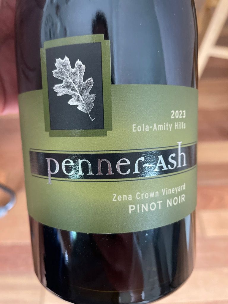 2023 Penner-Ash Pinot Noir Zena Crown Vineyard, USA, Oregon, Willamette ...