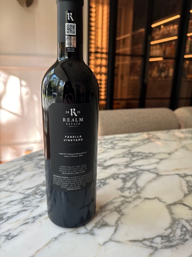 2023 Realm Cellars Farella Vineyard, USA, California, Napa Valley ...