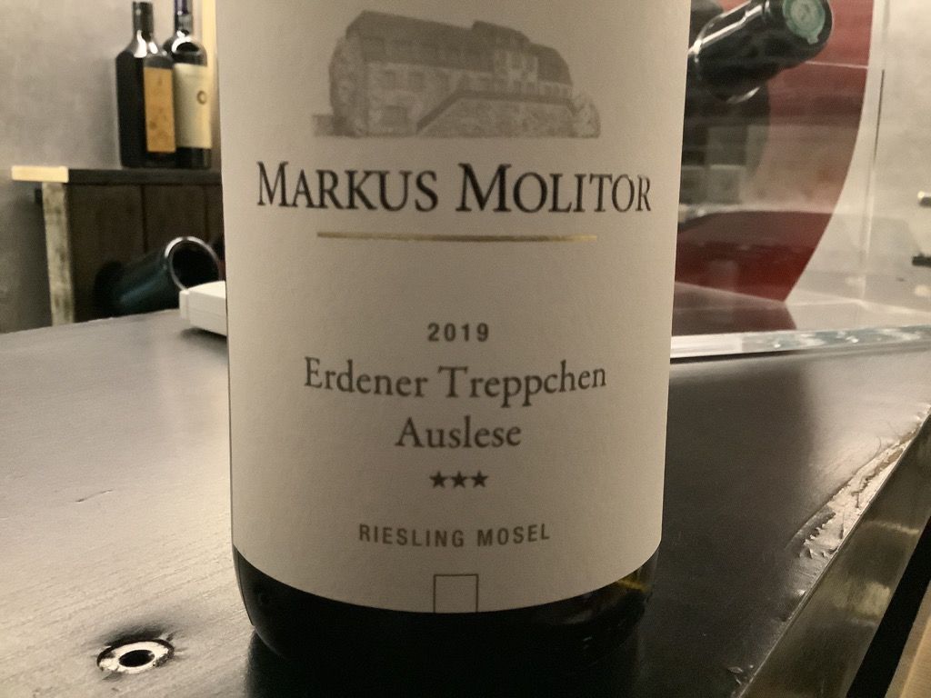2019 Markus Molitor Erdener Treppchen Riesling Auslese *** (White ...