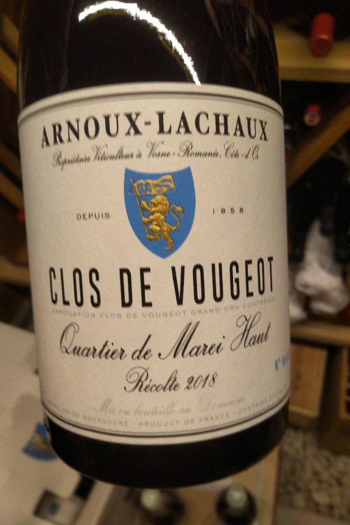 2015 Domaine Robert Arnoux / Arnoux-Lachaux Clos Vougeot Quartier de ...