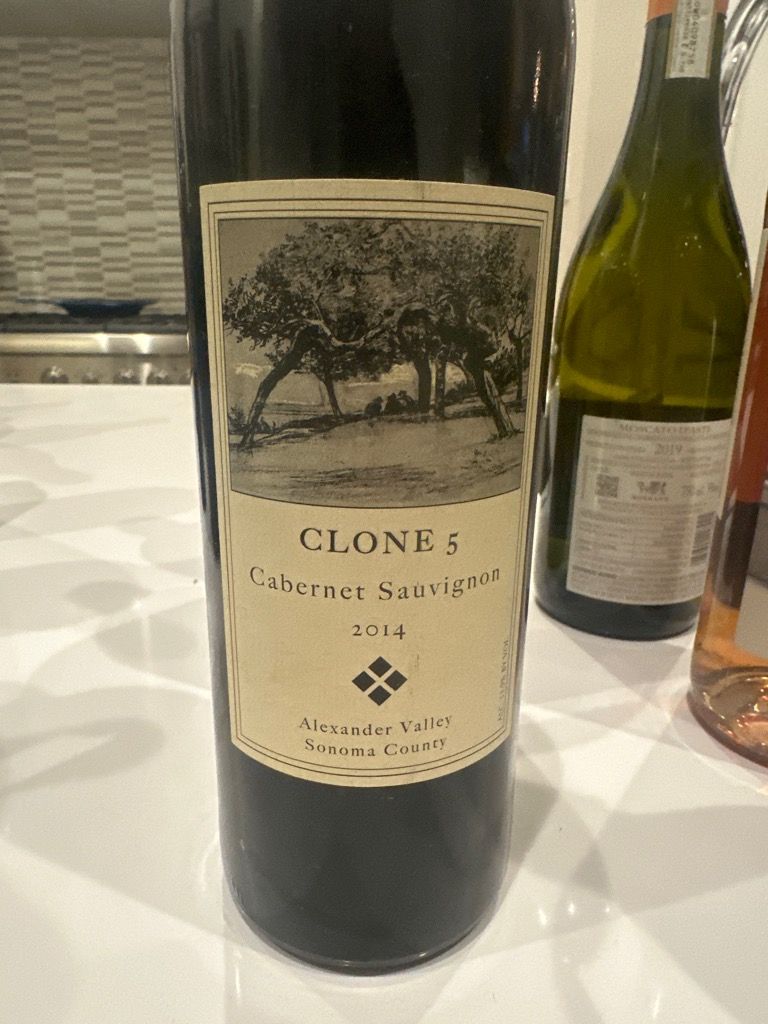 2014 Clone 5 Cabernet Sauvignon Clone 5, USA, California, Sonoma County ...